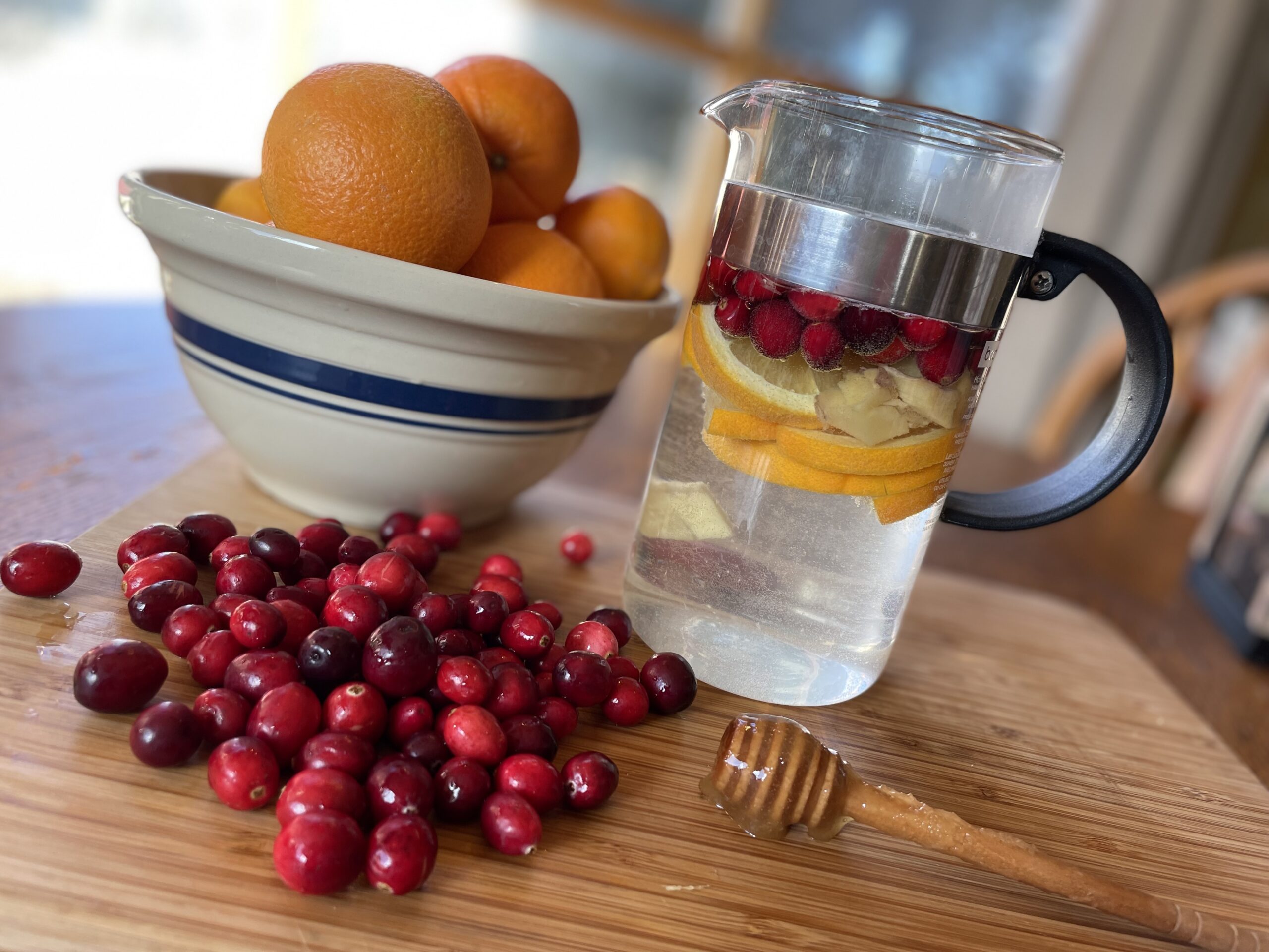 Cranberry Immunity Tea - The Flourishing Little House